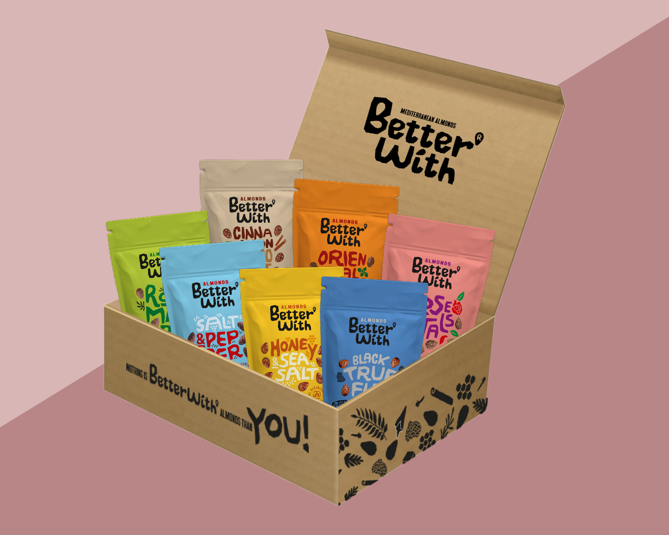 Box Crazy Fã - Snacks de Amêndoa – Better With Almonds