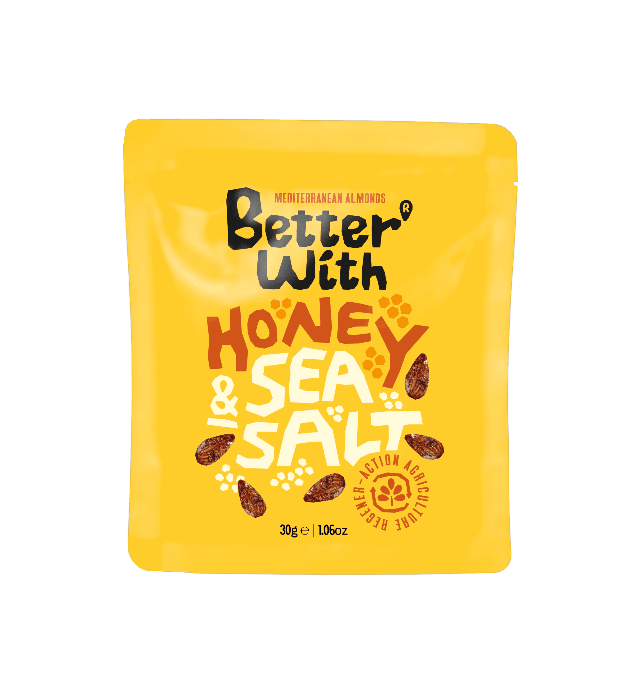 Almonds - Better With - Honey and Sea Salt - 30g – Better With Almonds